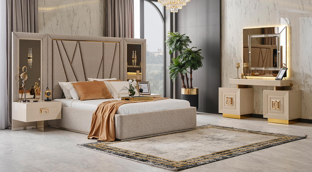 Grande 6 Kapaklı Yatak Odası Takımı - İnegöl Mobilyası | Mobilyamevime | Mobilyamevime